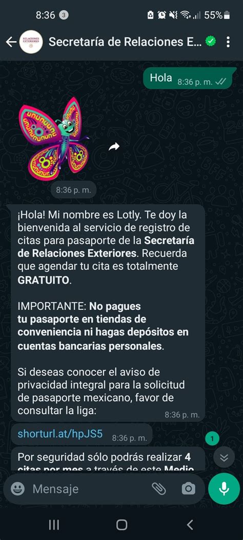 Saca Tu Cita Para Pasaporte Por Whatsapp Reporte Diario Vallarta