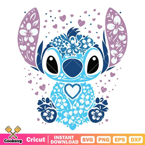 Disney Stitch Love Design Svg Disney Stitch Svg Love Stitch Svg Cooksvg