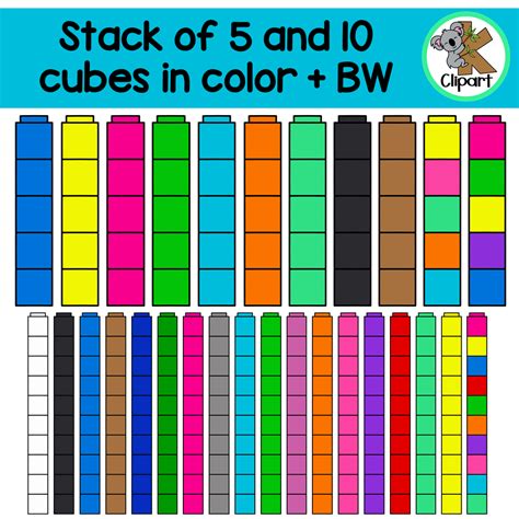 Unifix Cubes Math Clipart Made By Teachers