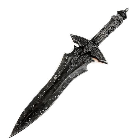 Premium Photo Cursed Dagger Of The Assassin Made From Black Steel And Etch Game Asset 3d