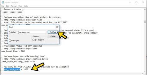 Unknown Input Variables Exceeded To Increase The Limit Change Max Input Vars In Php Ini
