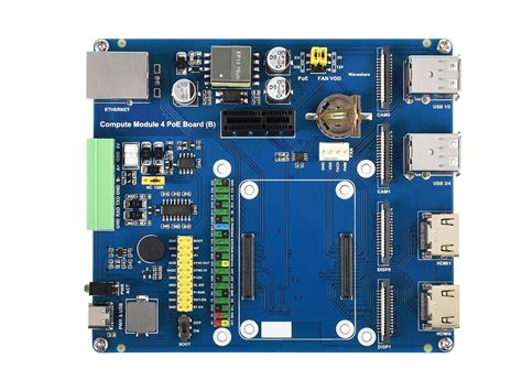 waveshare original raspberry pi compute module 4 io board for all