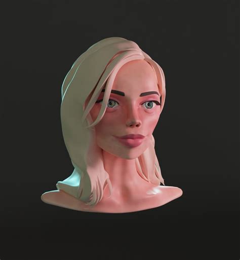 Stylized Face In Blender Stylized Face 3dcharacter Blender 3d
