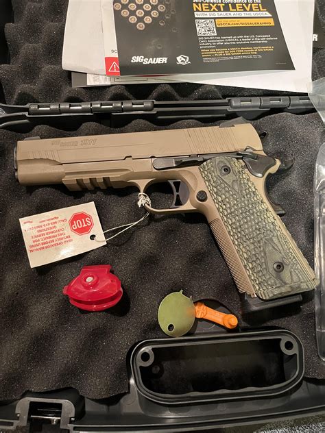 Picked Up My First Sig Today Its Not The Flat Trigger As Advertised Is The Installed Trigger