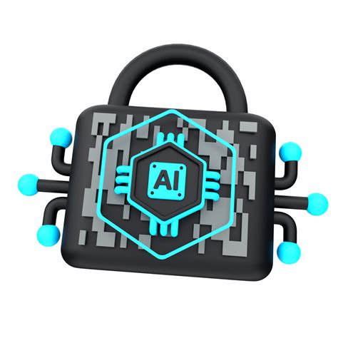 3d Minimal Artificial Intelligence Concept Artificial Intelligence Security Ai Chip With
