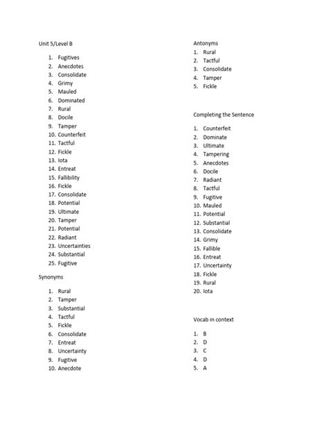 unit 5 answers pdf