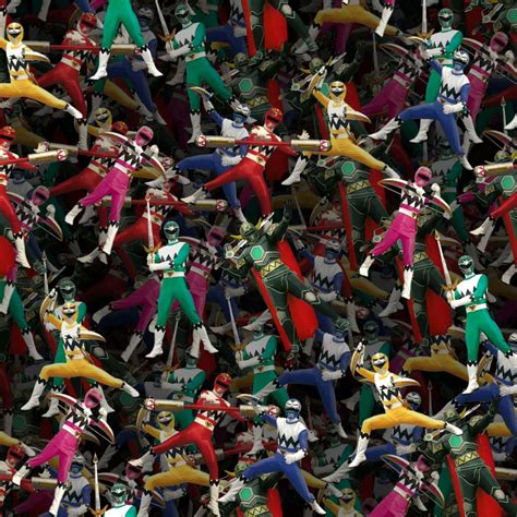 Power Rangers Lost Galaxy 23 Pattern Crew