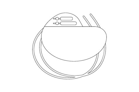 Pacemaker Line Art Svg Cut File By Creative Fabrica Crafts · Creative Fabrica
