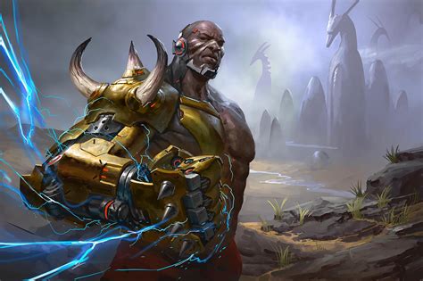 Doomfist Overwatch And More Drawn By Johan Grenier Danbooru