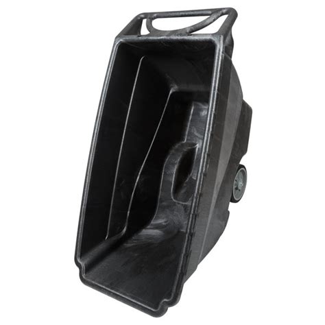 Rubbermaid 1 Cubic Yard Black Tilt Truck Trash Cart With Hinged Dome Lid 2100 Lb