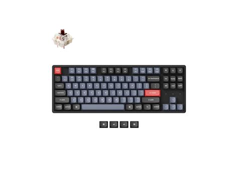 Keychron K8 Pro Mechanical Keyboard TKL Layout Aluminum RGB Wireless Hotswap Black
