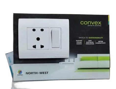 Wipro Convex Switch Socket Combination Polycarbonate Module Size 450 X 365 X 274 Mm At Rs 130