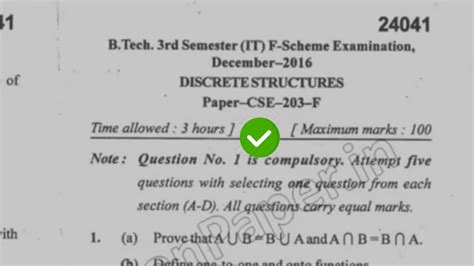 2018 mdu btech cse 3rd sem data structures question paper youtube