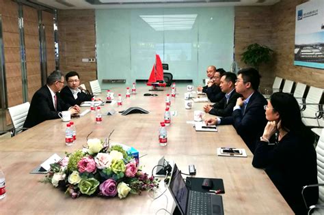 东银融资租赁 行到中国水业集团进行友好会面、交流 中国水业集团
