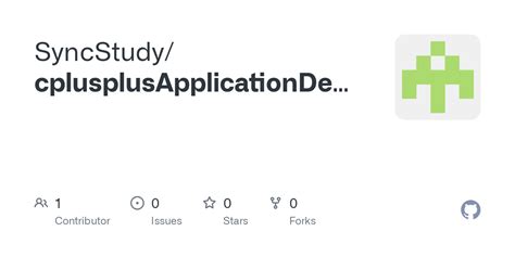 GitHub SyncStudy CplusplusApplicationDevelopment