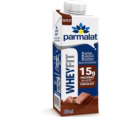 Bebida Láctea Chocolate 15g De Proteína Parmalat Wheyfit 250 Ml