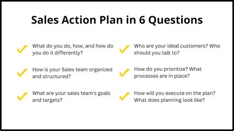 Sales Action Plan Why And How To Create One Salesdorado