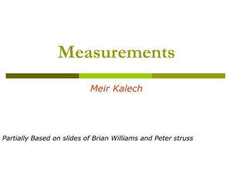 PPT Measurements PowerPoint Presentation Free Download ID 4627832