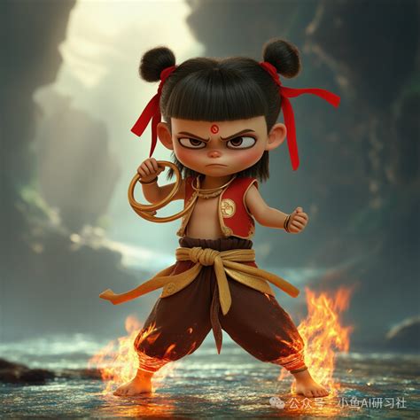 《哪吒2》爆了！试试用ai一键生成还原哪吒的经典形象（附提示词） 哪吒闹海 Ai 生成哪吒无量仙翁提示词 Csdn博客
