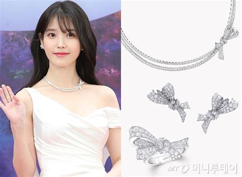 주얼리만 2 1억…백상 빛낸 아이유 눈부신 실크 드레스 패션 스타일m