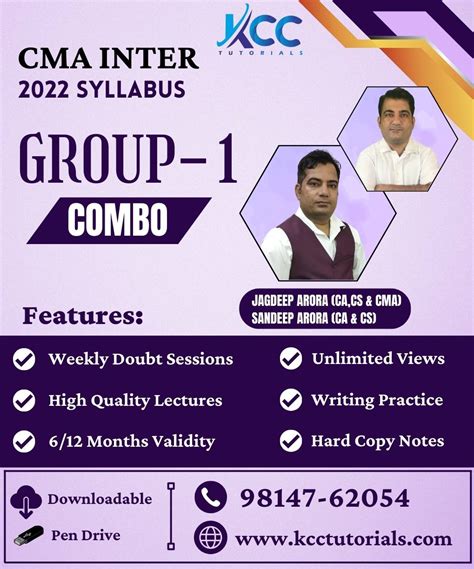 Best Cma Inter Group 1 Online Video Lectures Classes