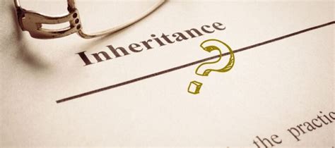 i have received an inheritance what now