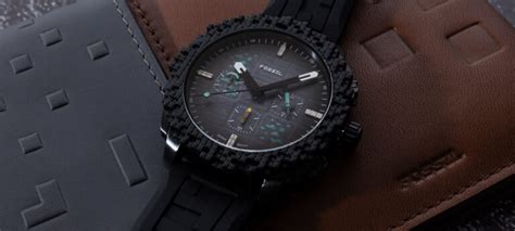 Hands On Minecraft X Fossil Limited Edition Chronograph Watch The Horological Post