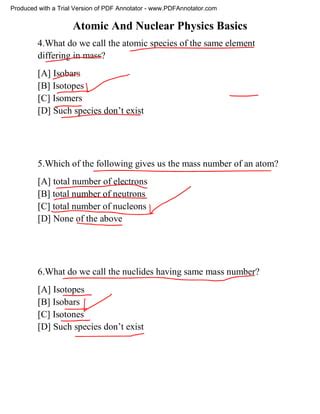 Atomic And Nuclear Physics Basics Solution PDF