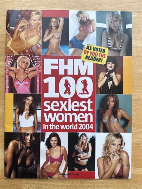 Fhm Magazine 100 Sexiest Women In The World 2004 £946 Picclick Uk