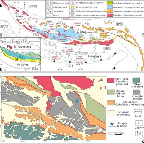 A Map Of The Tibetan Plateau Showing Its Major Tectonic Units Modified