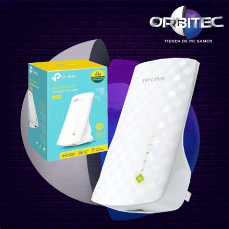 EXTENSOR DE RANGO WIFI TP LINK AC750 DUAL BAND RE200 Orbitec Ecuador