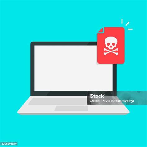 스팸 경고 창이 랩톱 화면에 나타납니다 바이러스 불법 복제 해킹 및 보안의 개념 스팸 버블 전자 메일 보호 맬웨어 방지 소프트웨어의 웹 사이트 배너 It 지원에 대한 스톡