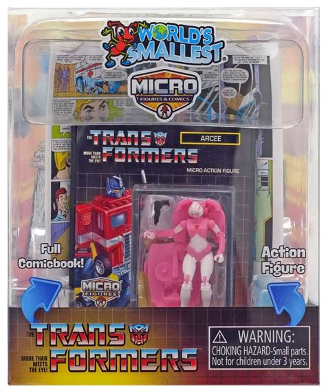 Worlds Smallest Transformers Arcee Micro Figure Comic Super Impulse