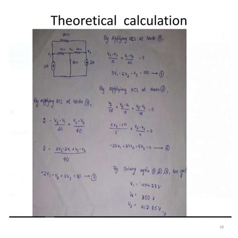 Electrical Circuit Analysis Problem Solution In Matlab Pptx