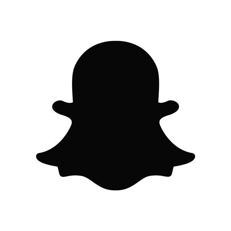 Snapchat Logo Black And White