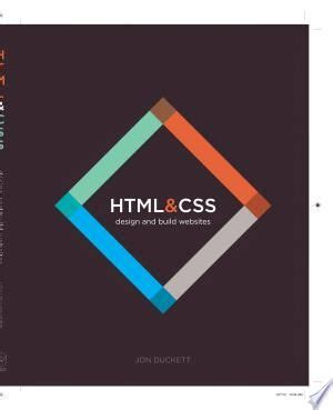 HTML And CSS PDF By Jon DuckettPublished On By John Wiley SonsA Full Color