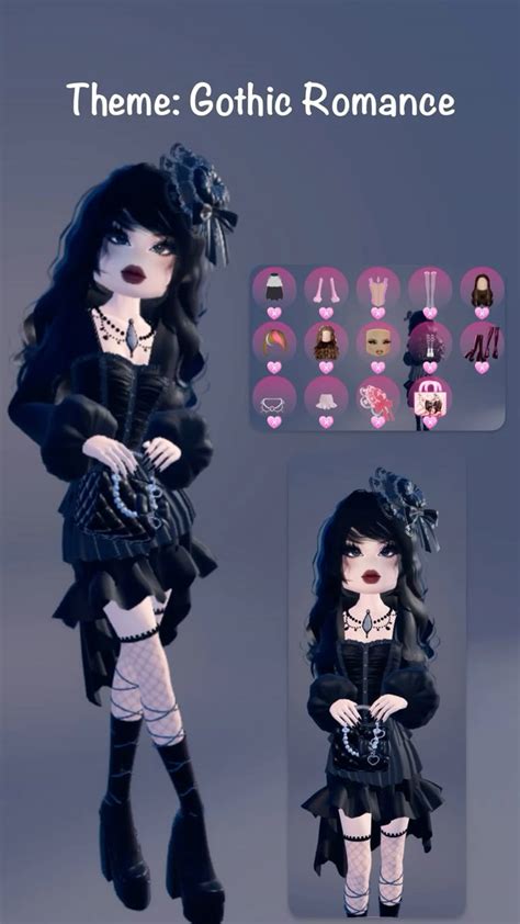 Dress To Impress Theme Gothic Romance In 2024 Gothic Romance Dress To Impress Romantic Goth