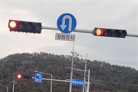 좌회전시 유턴 써있는 신호는 자동차 에펨코리아