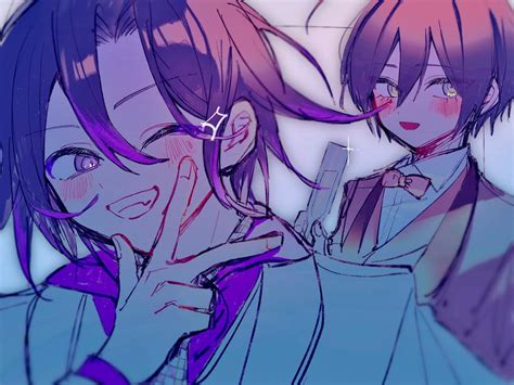 Ouma Kokichi And Saihara Shuuichi Danganronpa And More Drawn By Ze Ro Saiji Danbooru