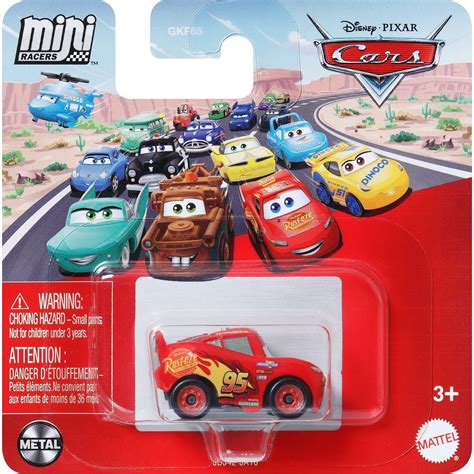 Mattel Disney Cars Disney Pixar Cars Mini Racers Lightning Mcqueen