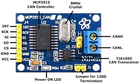 can bus modul mcp2515 tja1050 pro arduino h a d e x spol s r o