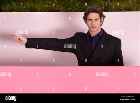 Portrait Of A Man Pointing Right Ref CRB453 10050 003 Compulsory Credit Alex James