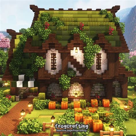 Cozy Melon Gradient Build Minecraft Gebouwen Minecraft Huizen Minecraft Creaties