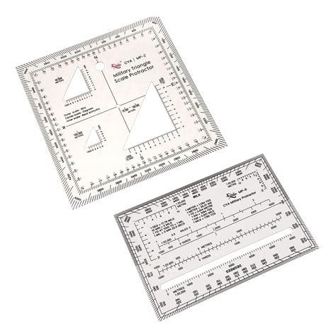 Utm Map Protractor Cya Utm Military Map Protractor Coordinate Scale
