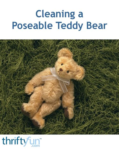 Cleaning A Poseable Teddy Bear Thriftyfun
