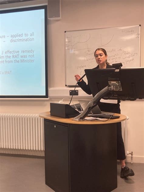 Delighted To Welcome Dr Aoife Mcmahon Bl To Maynooth University Today For A Guest Lecture On The