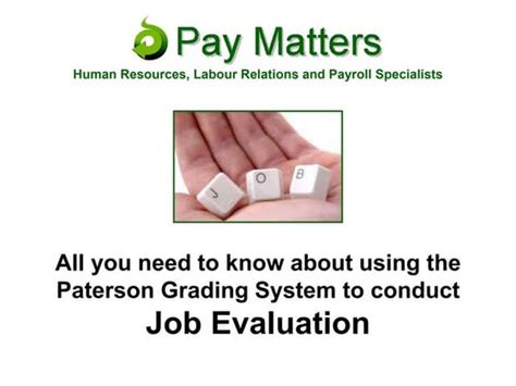 Job Evaluation And Grading Methods Pdf