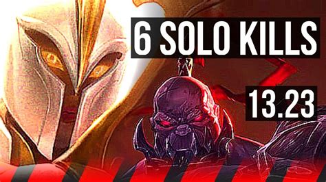 Kayle Vs Sion Top 6 Solo Kills 1137 Rank 10 Kayle Dominating