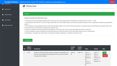 github syaifudinramadhan online judge aplikasi ujian coding project online judge