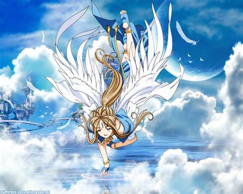 Illustration Anime Mythology Ah My Goddess Skuld Belldandy Urd